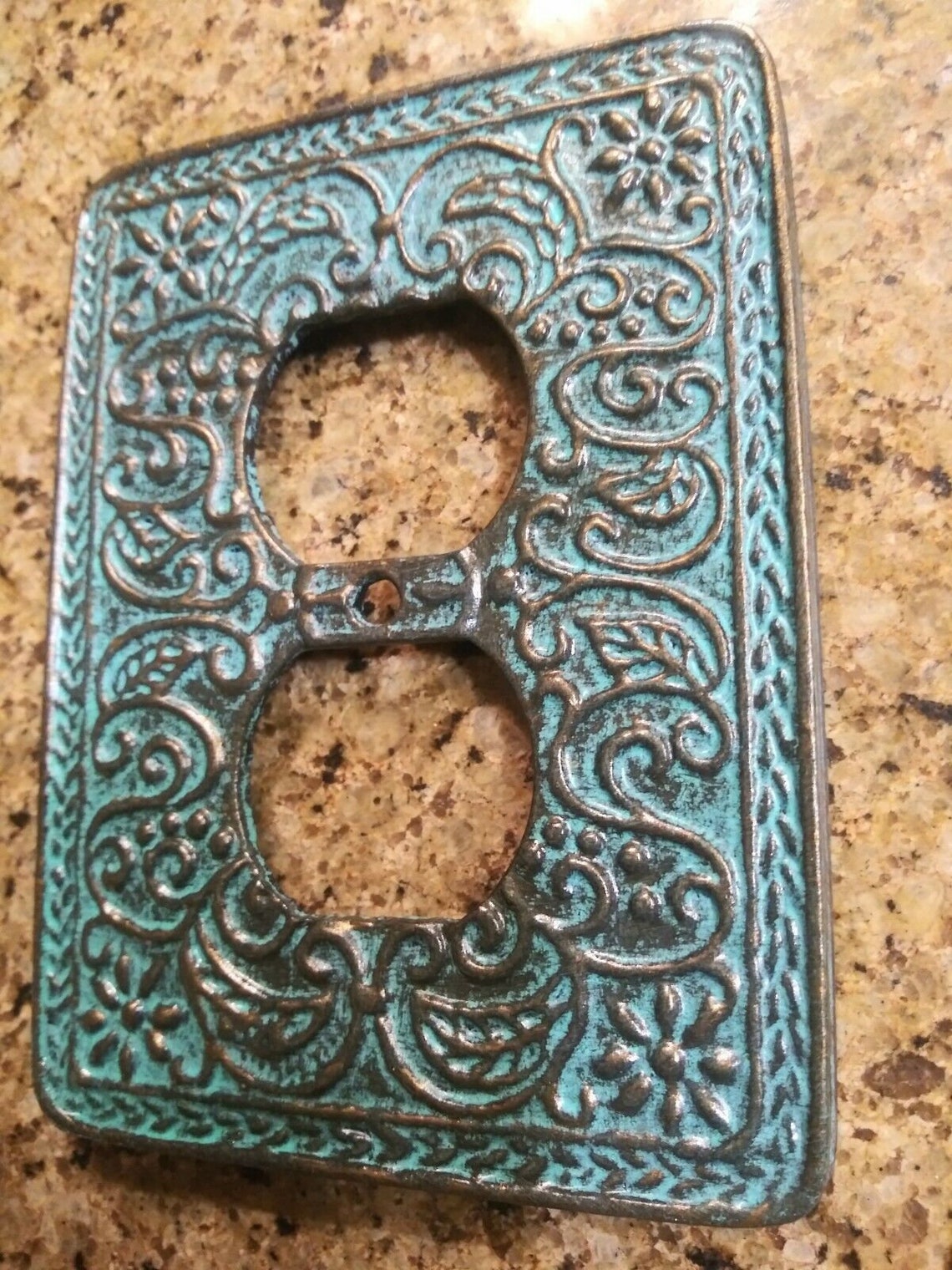 Metal Outlet Cover PICK YOUR COLOR Switch Plate | Etsy