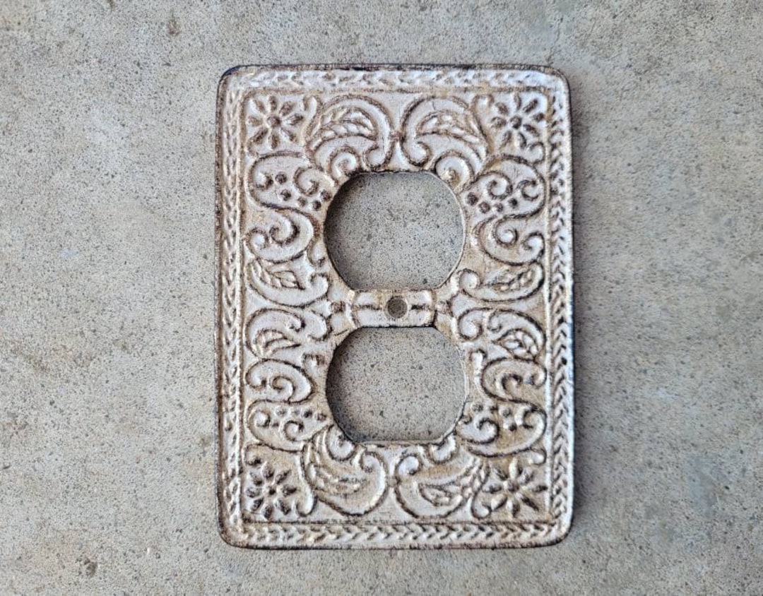 Metal Outlet Cover - PICK YOUR COLOR - Switch Plate - Turquoise Wall ...