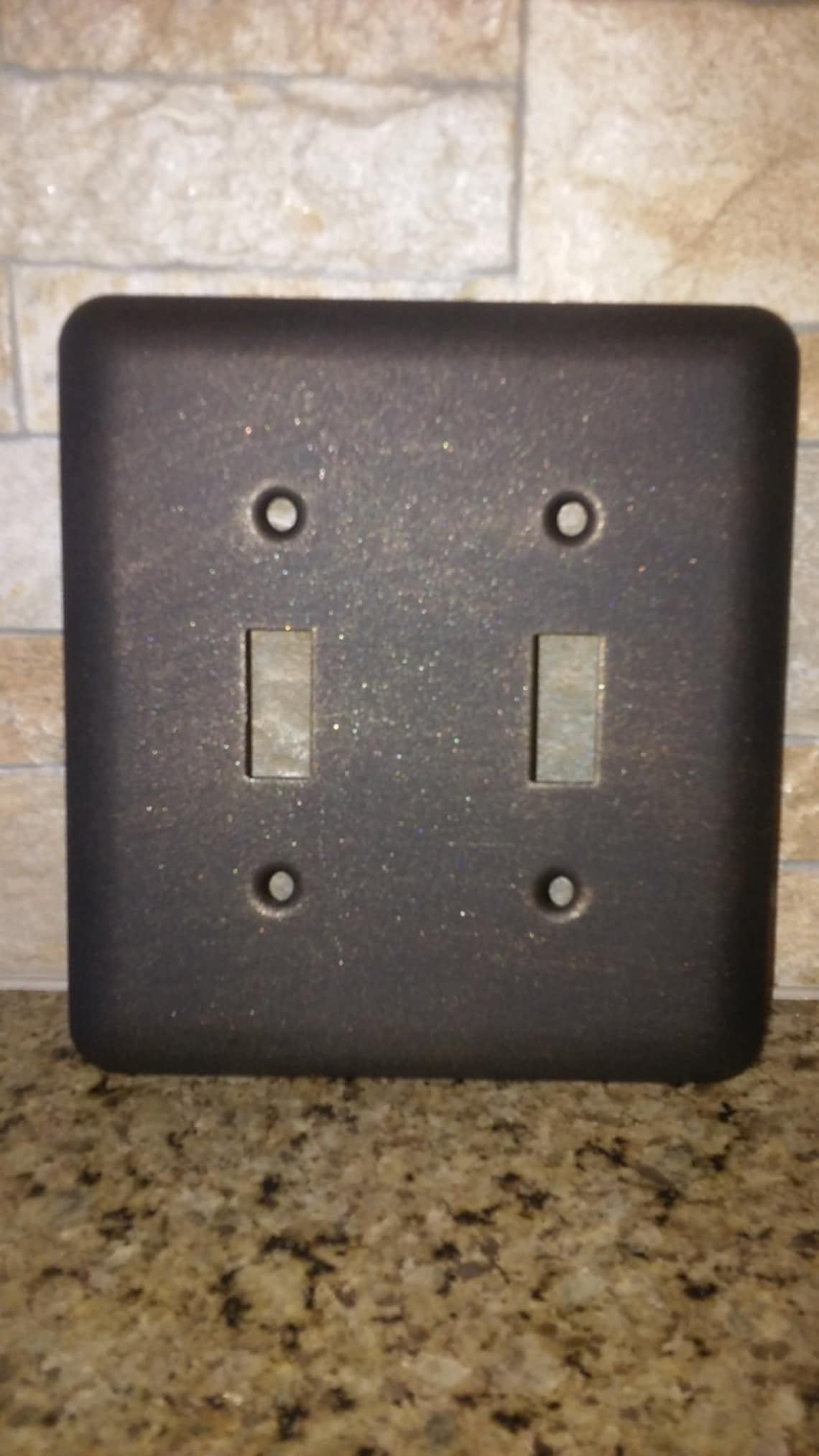Metal Double Light Switch Plate Cover FREE USA SHIPPING | Etsy