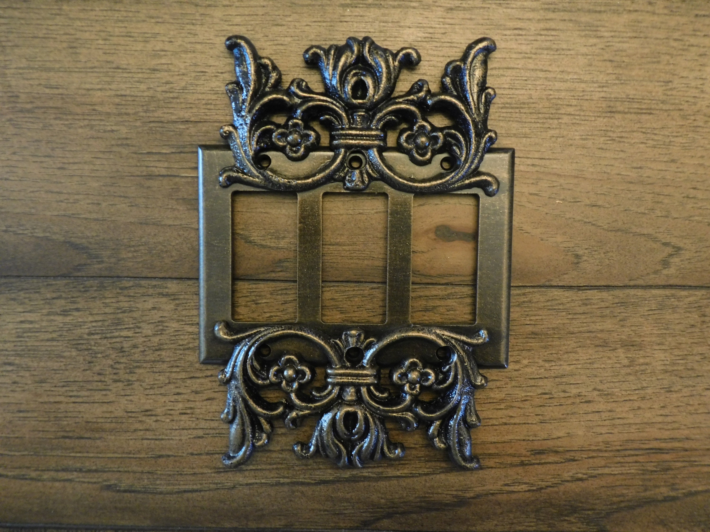 Triple Rocker Switch Plate 3 Gang Rocker Cover PICK YOUR - Etsy