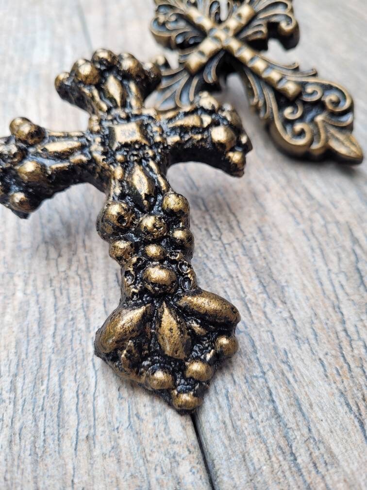 SET of 3 Cross Candle Pins PICK Your COLOR Candle Picks | Etsy