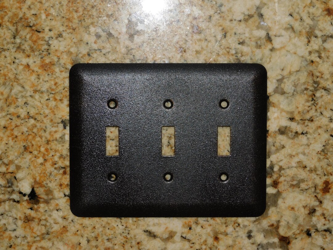 Triple Toggle Light Switch Plate | PICK YOUR COLOR | Light Switch Cover ...