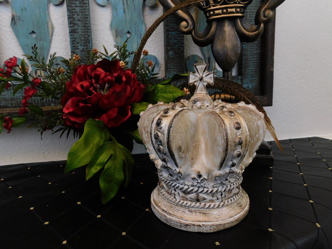 Royal Crown With Cross Top, PICK YOUR COLOR, French Country, Tuscan ...