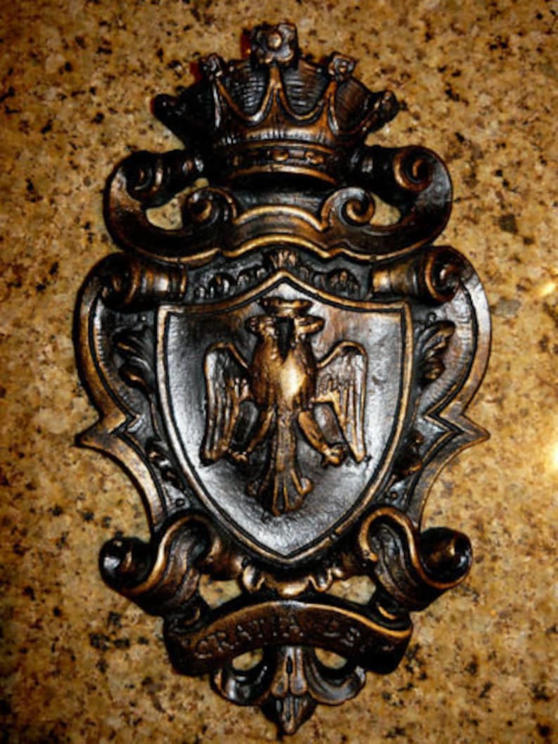 Eagle Shield Wall Plaque Pick Your Color Old World | Etsy