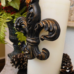Fleur De Lis Candle Pin | PICK YOUR COLOR | Ornate Candle Pins, Fleur ...