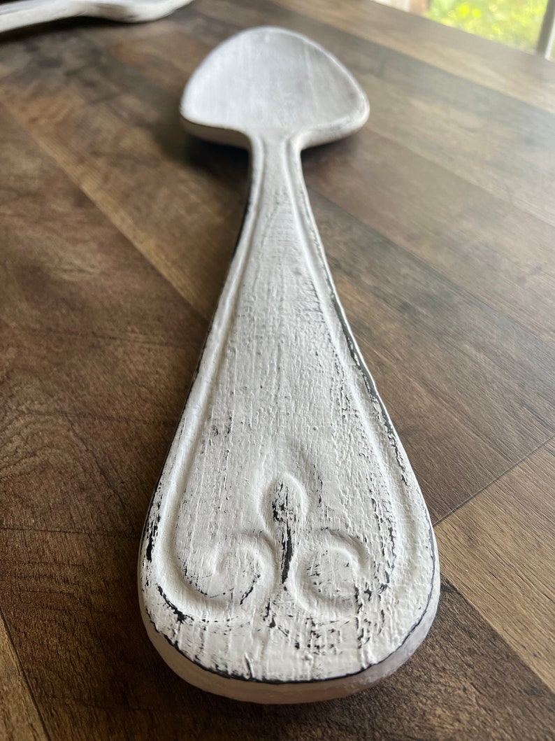 Rustic Fork and Spoon Wall Decor for the Kitchen | PICK YOUR COLOR ...