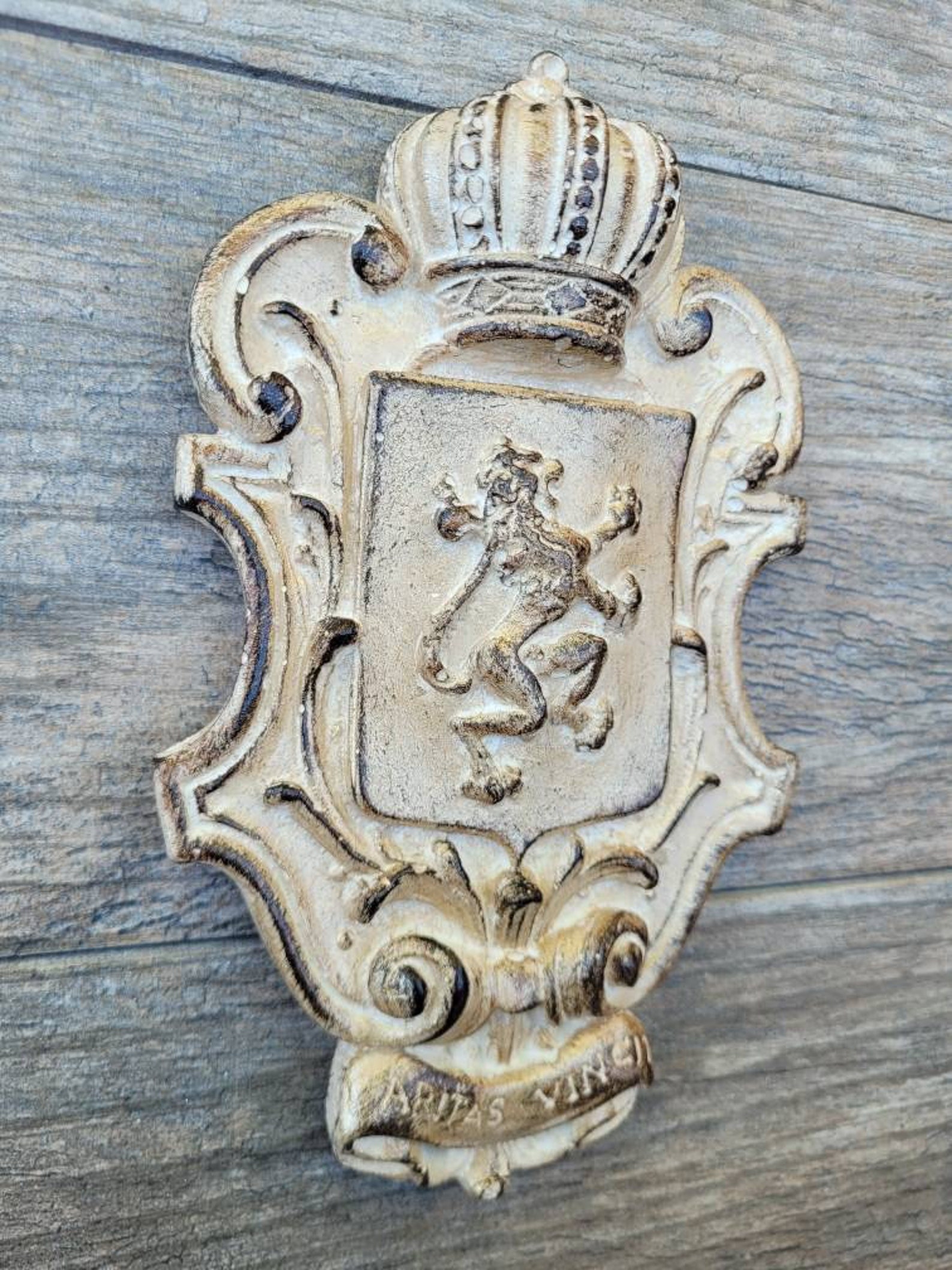 Lion Shield Wall Plaque | PICK YOUR COLOR | Wall Decor | Medieval | Old ...