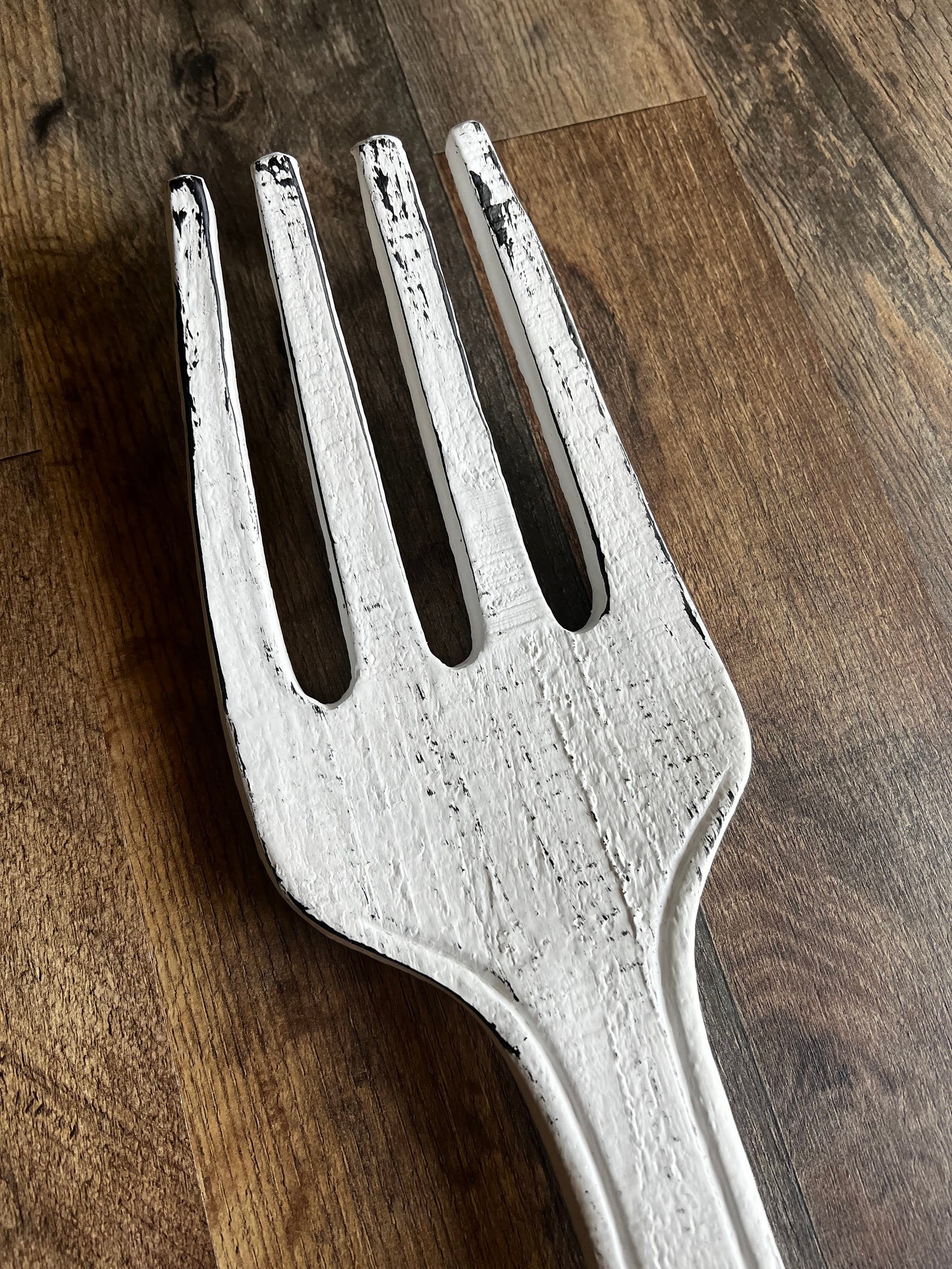 Rustic Fork and Spoon Wall Decor for the Kitchen | PICK YOUR COLOR ...