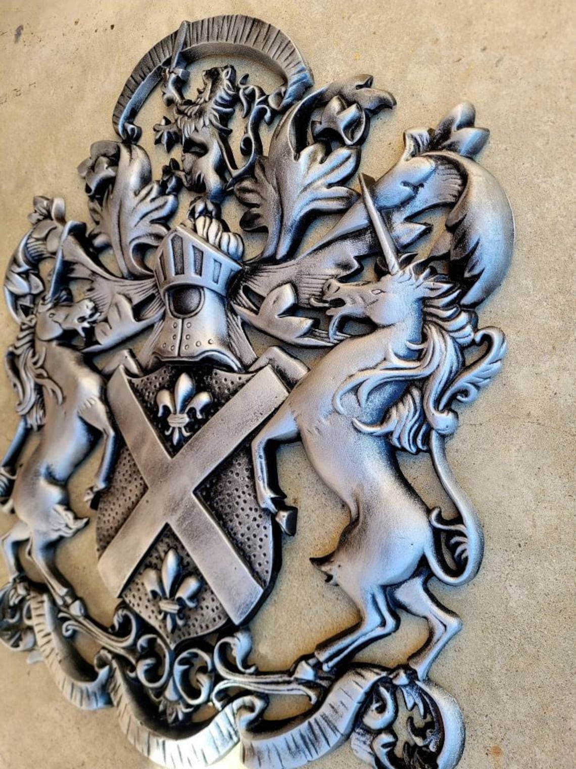 Coat of Arms Wall Plaque Family Crest Design Heraldry PICK - Etsy