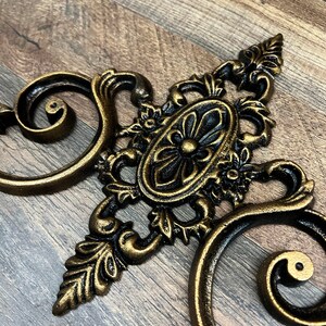 16 In. Cast Iron Topper | Pediment | Wall Plaque | Vent-a-hood Topper ...