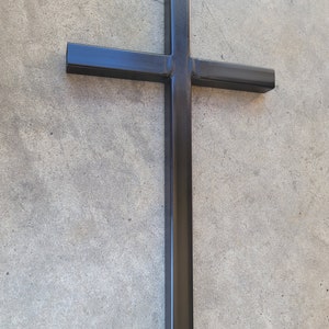 Iron Wall Cross. Handmade and Hand Painted. 18 Inches Tall. Original ...