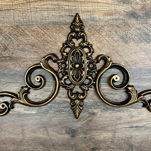 16 In. Cast Iron Topper | Pediment | Wall Plaque | Vent-a-hood Topper ...