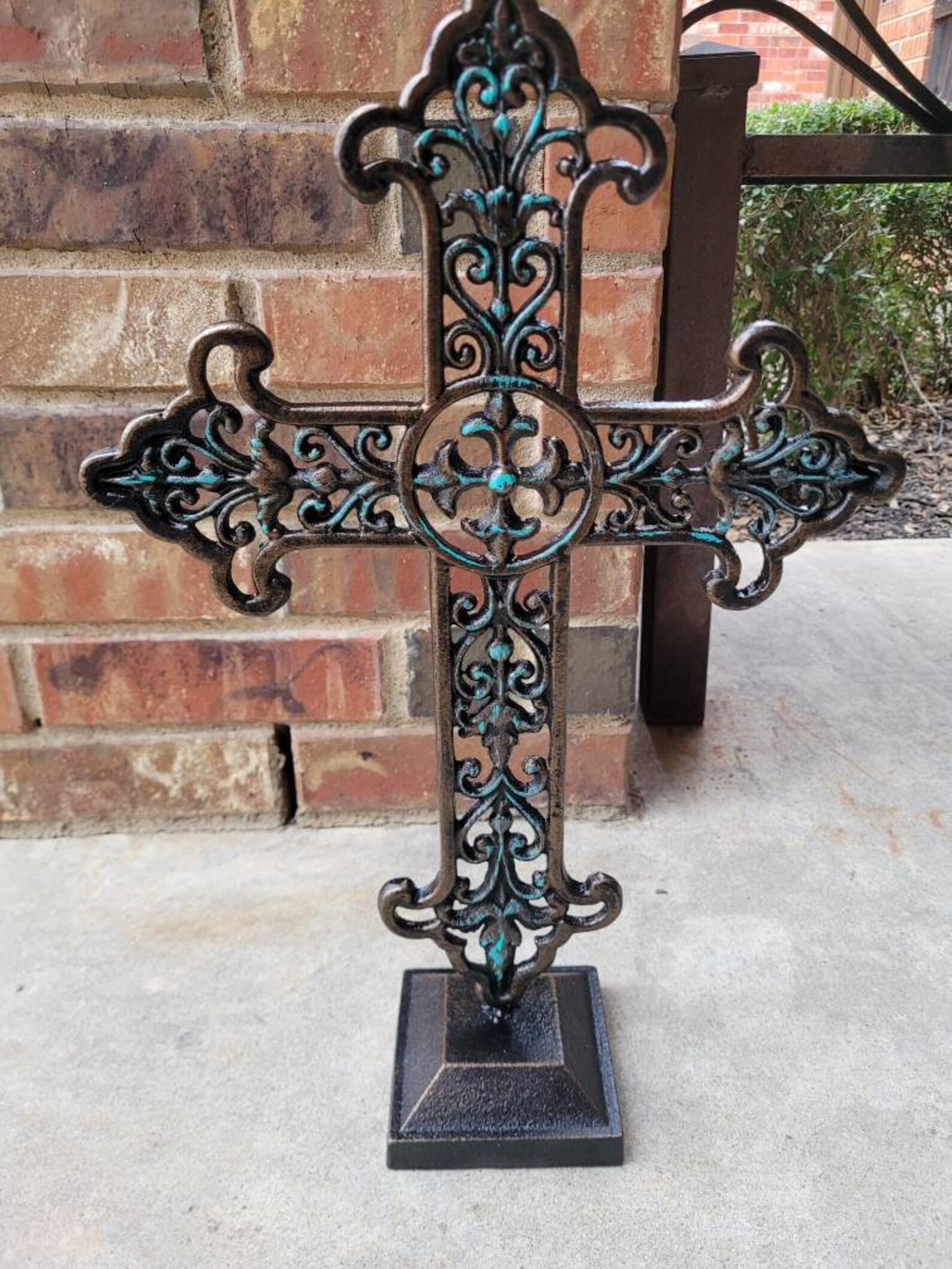 Standing Cross | PICK YOUR COLOR | Ornate Cross | Metal Cross ...