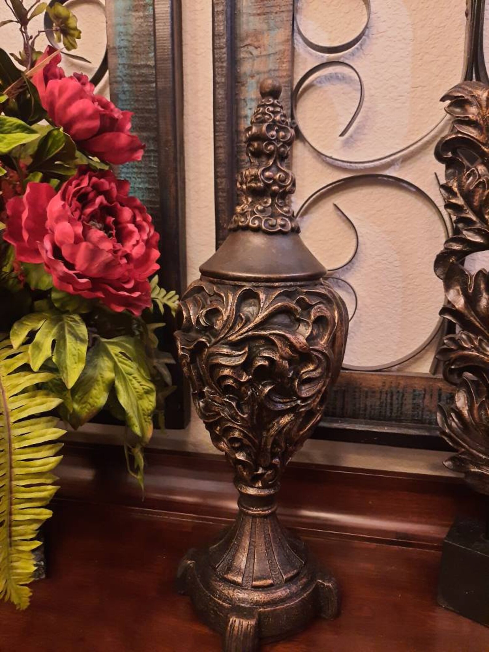 Decorative Urn Box. PICK YOUR COLOR. Handmade and Hand Finsihed. Old ...