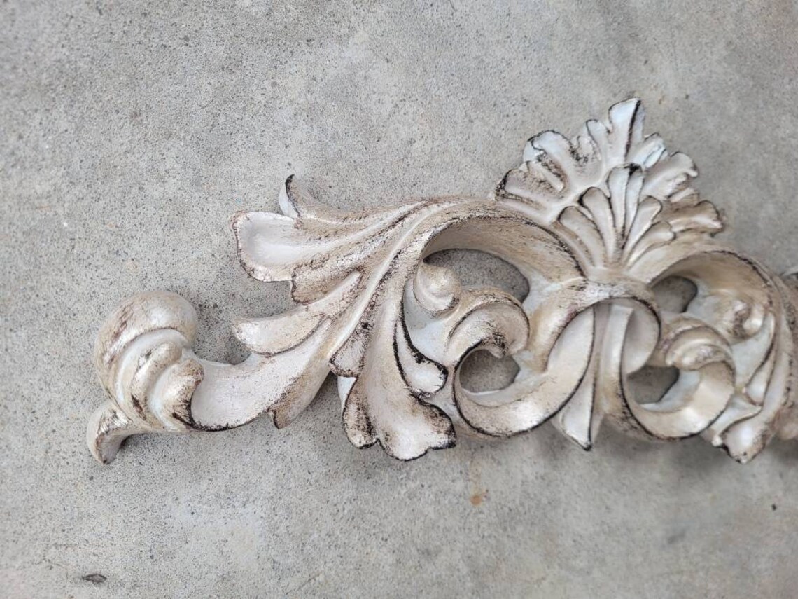 Fleur De Lis Topper Pediment Art. French New Orleans Decor, Scroll Over ...