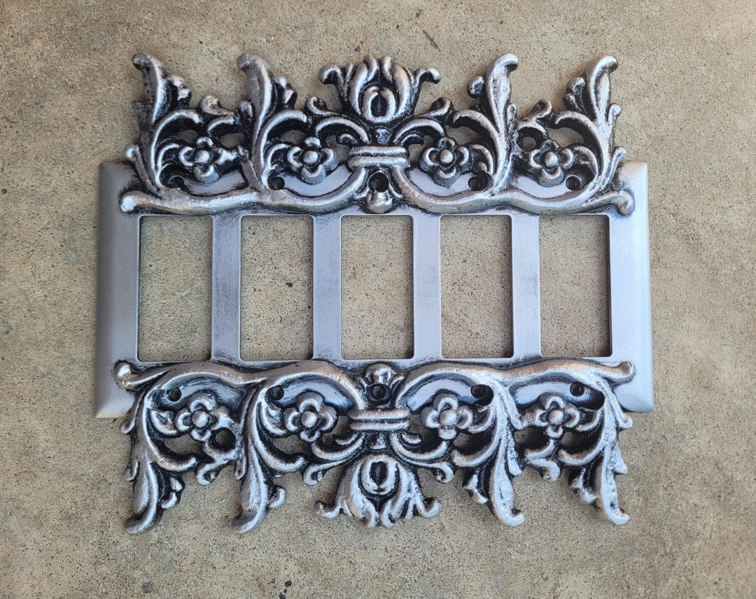 Five Rocker Plate | PICK YOUR COLOR | 5 Rocker Cover | Five Gang Rocker ...