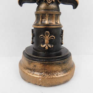 Set of 3 Fleur De Lis Finials - PICK YOUR COLOR - Gold Tabletop ...