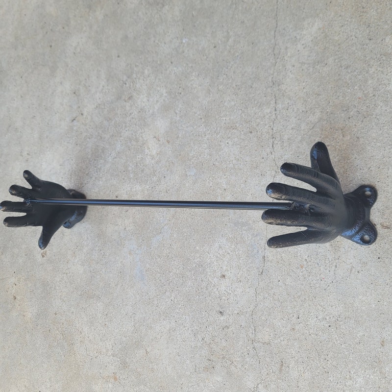 Eclectic Hand Towel Rack - Etsy