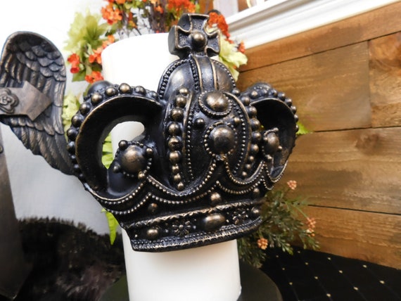 Crown Large Candle Pin for Pillar Candles Rustic Home Decor | Etsy