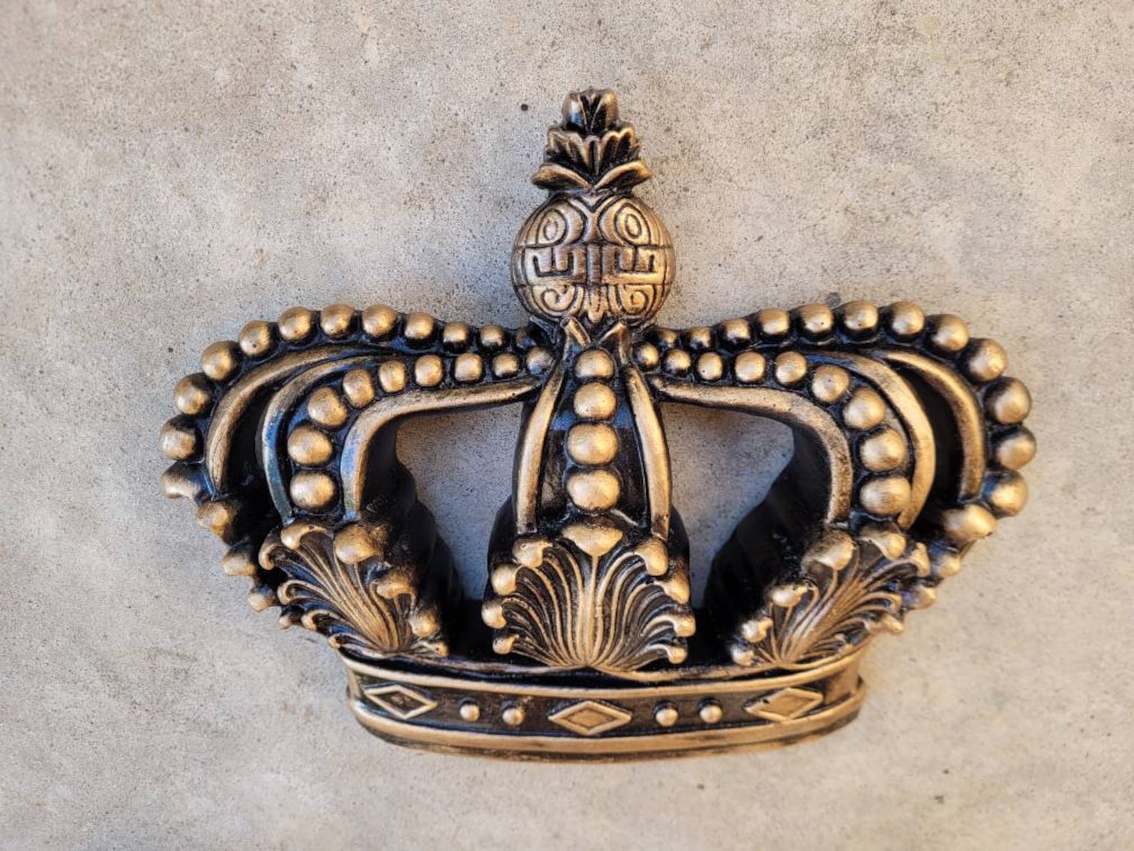Crown Wall Plaque | PICK YOUR COLOR | Castle Decor | Fleur De Lis Royal ...