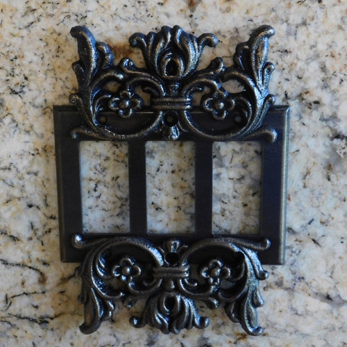 Triple Rocker Switch Plate 3 Gang Rocker Cover PICK YOUR - Etsy