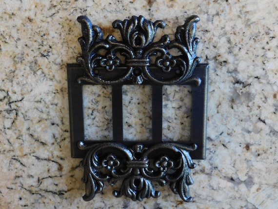 Triple Rocker Switch Plate 3 Gang Rocker Cover Three | Etsy