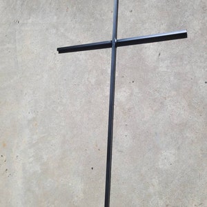 Large Iron Wall Cross. Handmade and Hand Painted. 36 Inches Tall ...