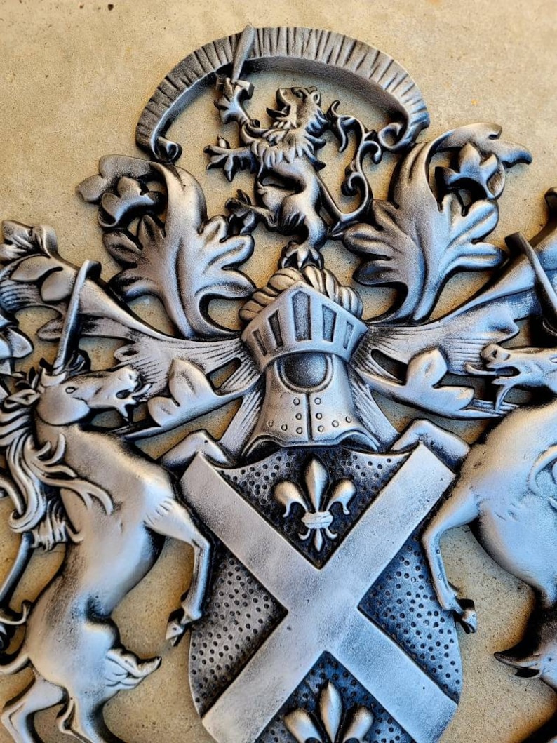 Coat of Arms Wall Plaque Family Crest Design Heraldry PICK - Etsy Canada