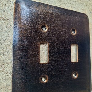 Metal, Double Light Switch Plate Cover - PICK YOUR COLOR - Double ...