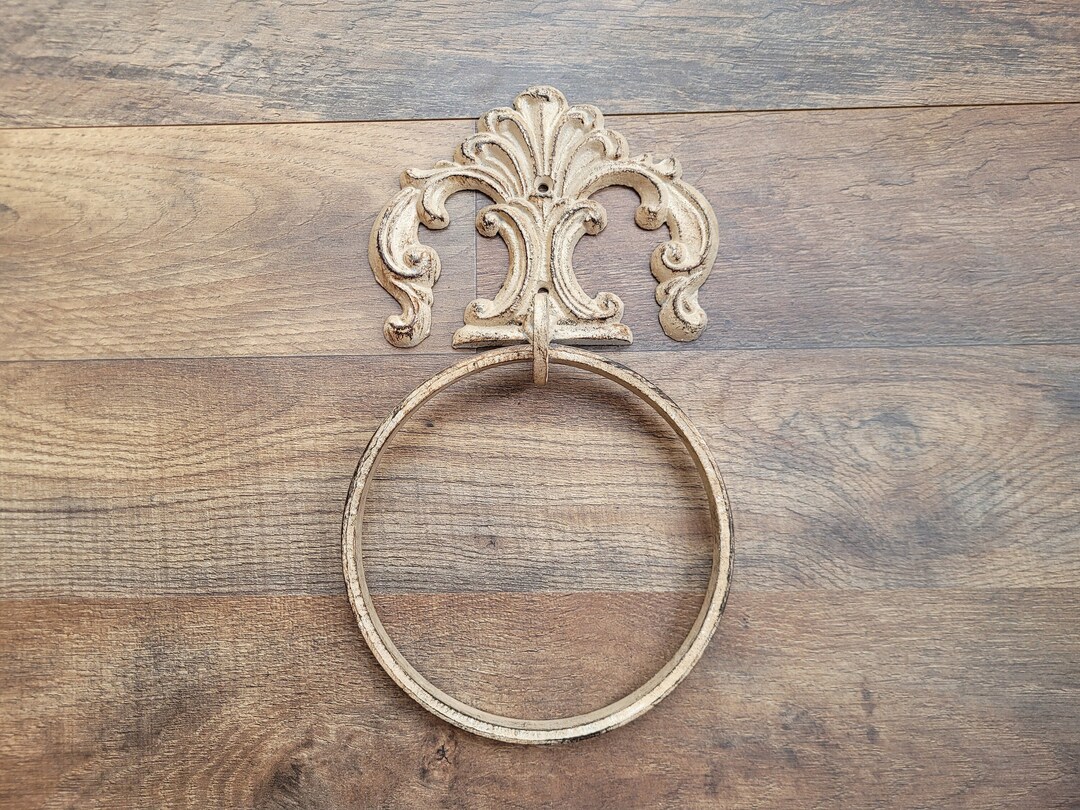 Towel Ring | PICK YOUR COLOR | Iron Towel Hanger | Metal Bathroom Towel ...