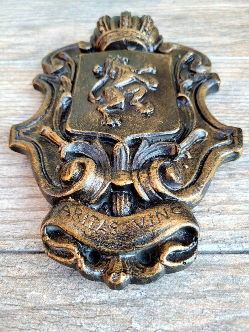 Lion Shield Wall Plaque | PICK YOUR COLOR | Wall Decor | Medieval | Old ...