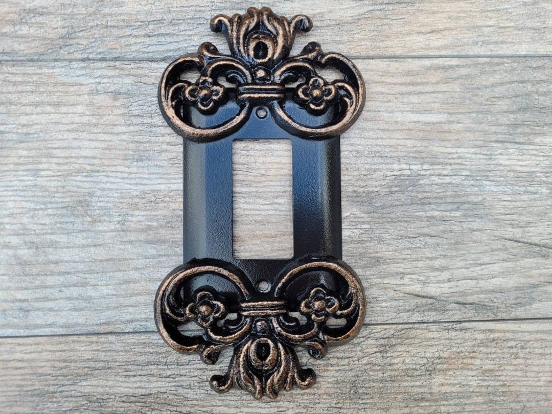 Metal Single Rocker Switch Plate Switch Cover - PICK YOUR COLOR | One ...