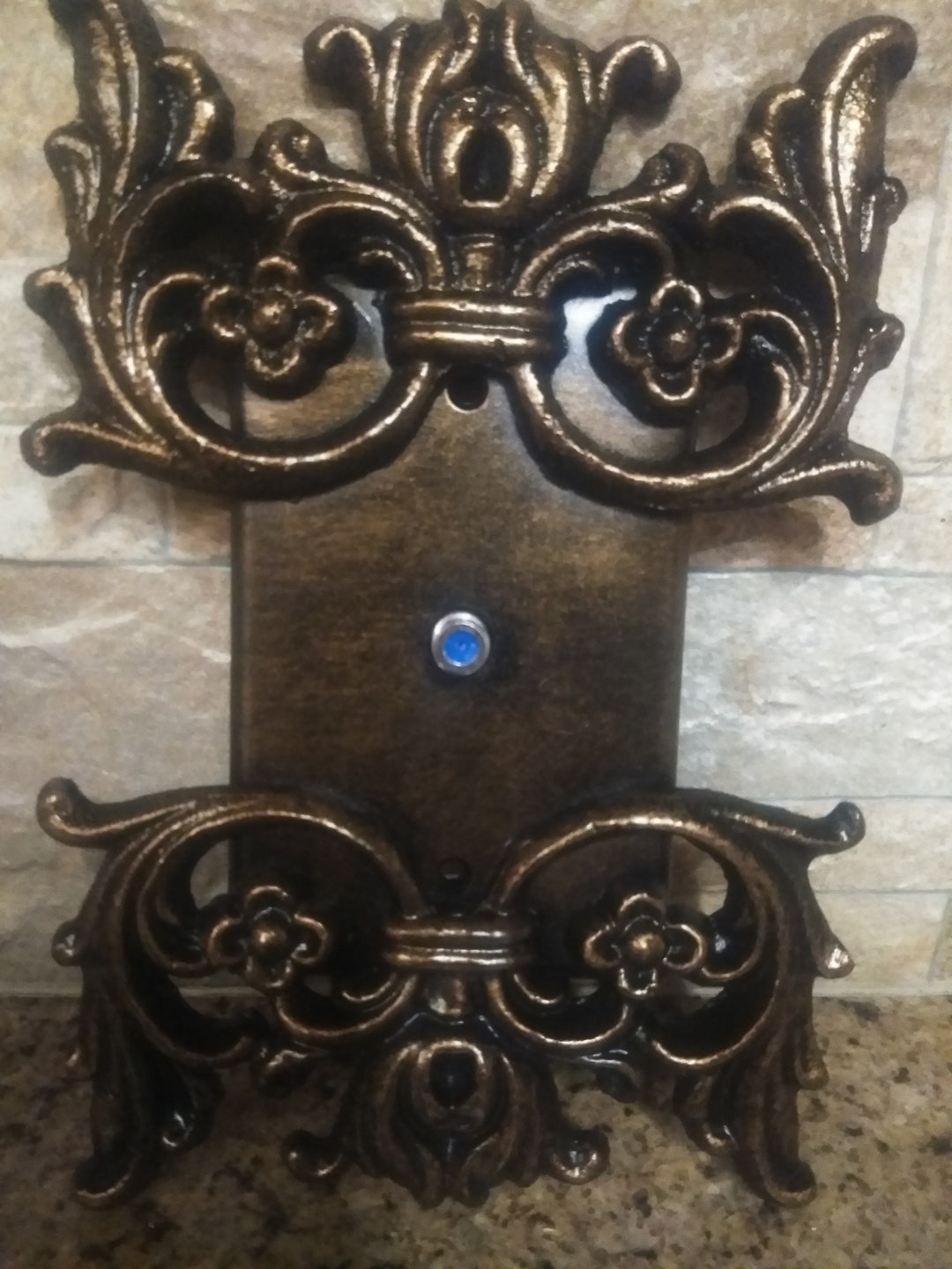 Metal Cable Outlet Cover | PICK Your COLOR | Coaxial Cable Cover, Cable ...