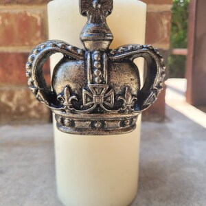 Royal Crown Candle Pin With Cross Top, PICK YOUR COLOR, Tuscan French ...