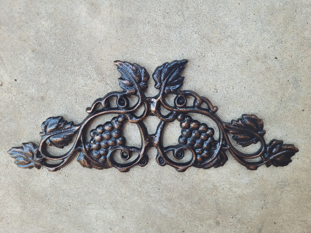 Wine Cellar Wall Decor | PICK YOUR COLOR | Metal Wall Hanging Grapevine ...