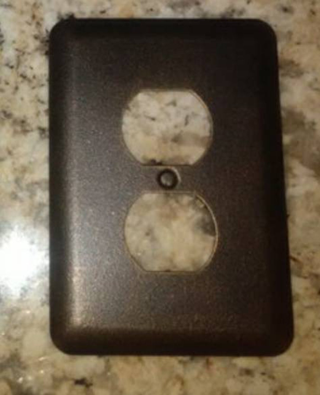Metal, Outlet Plate FREE USA SHIPPING Outlet Cover, Old World, Medieval ...