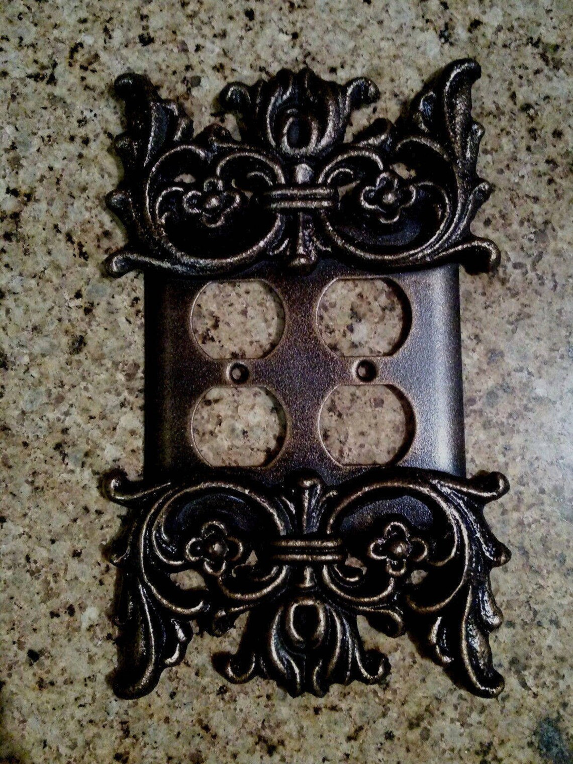 Metal Double Outlet Plate PICK YOUR COLOR Switch Plate | Etsy