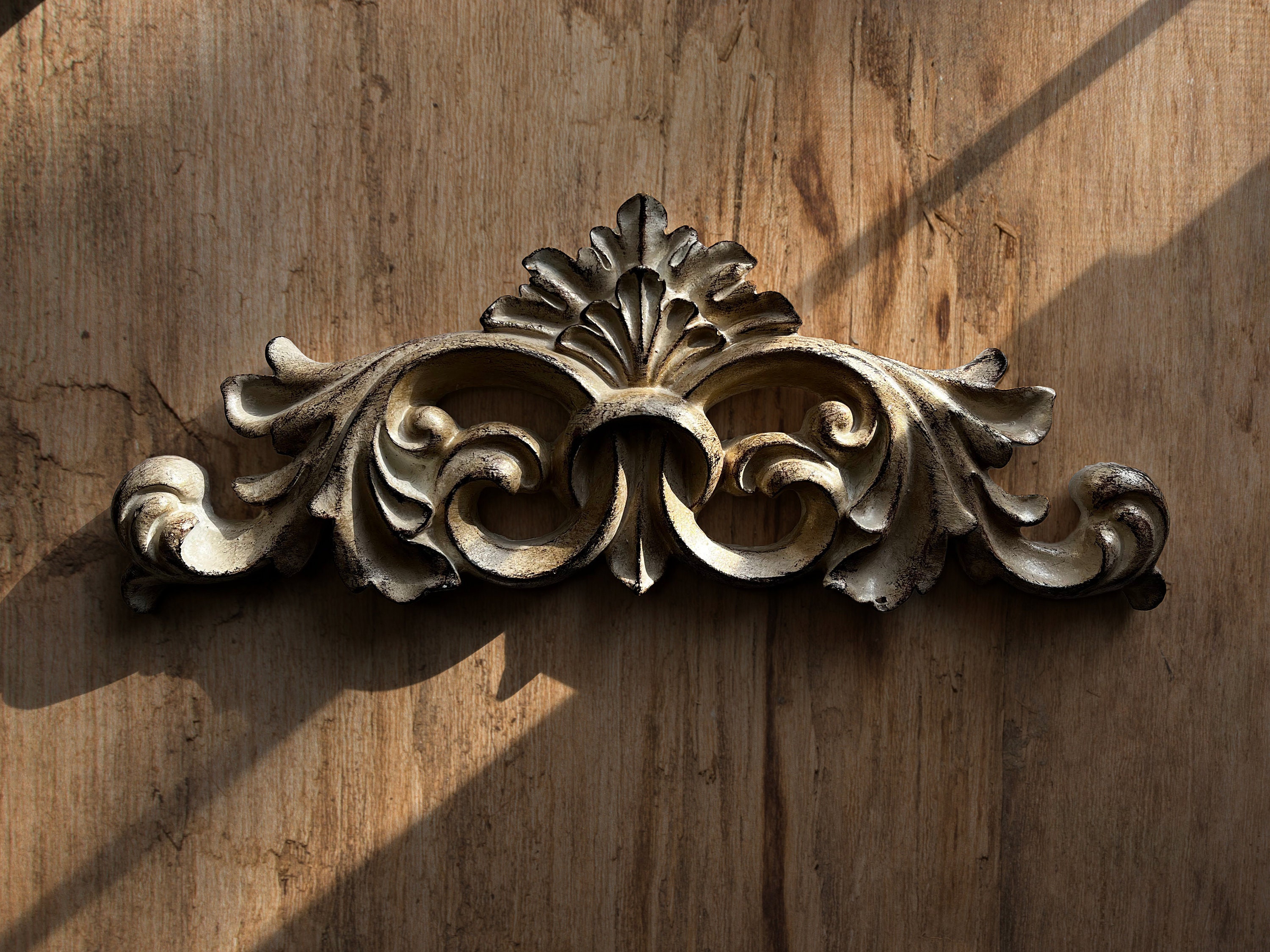 Fleur De Lis Topper Pediment Art. French New Orleans Decor, Scroll Over ...