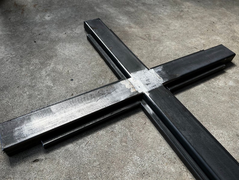 Large Iron Wall Cross. Handmade. 36 Inches Tall. - Etsy