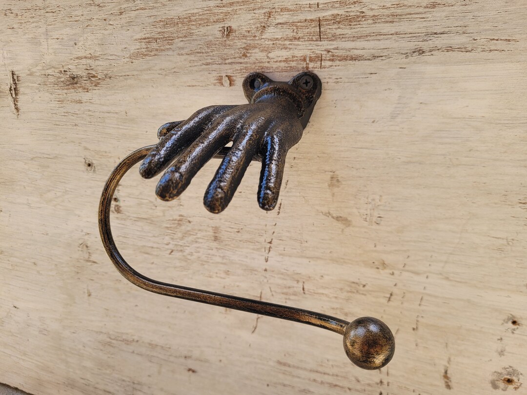 Hand Toilet Paper Holder, TP Holder, Toilet Tissue Holder, Towel Wall ...