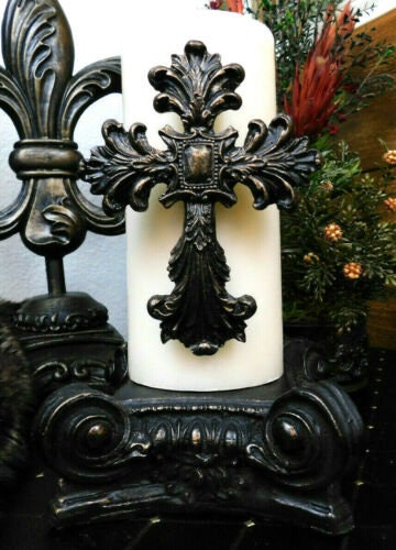 Cross Candle Pin | Cross | PICK YOUR COLOR | Candle Pick | Old World ...