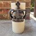 Royal Crown Candle Pin With Cross Top, PICK YOUR COLOR, Tuscan French ...