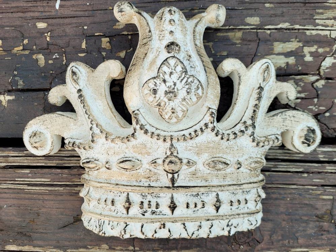 Crown Wall Plaque Decor | PICK YOUR COLOR | King Royal Medieval Old ...