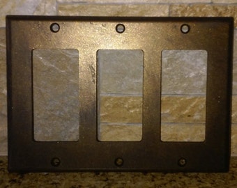 3 Gang Rocker Plate | Etsy