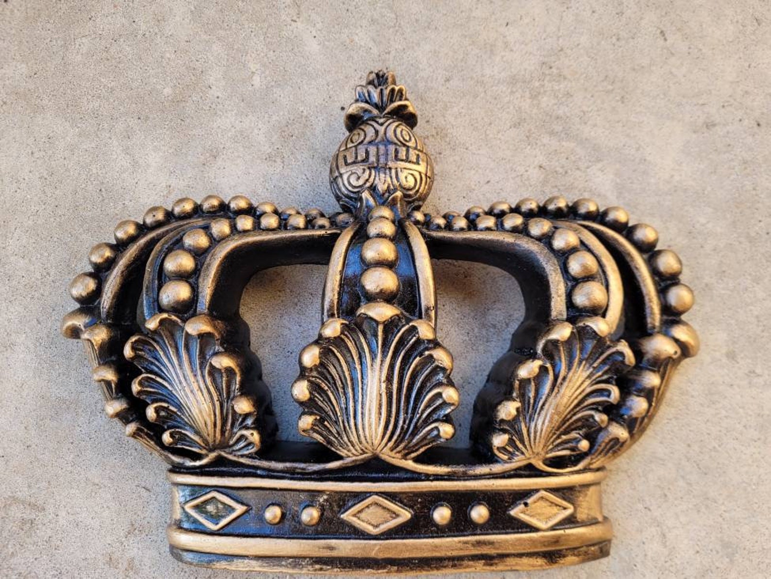 Crown Wall Plaque | PICK YOUR COLOR | Castle Decor | Fleur De Lis Royal ...