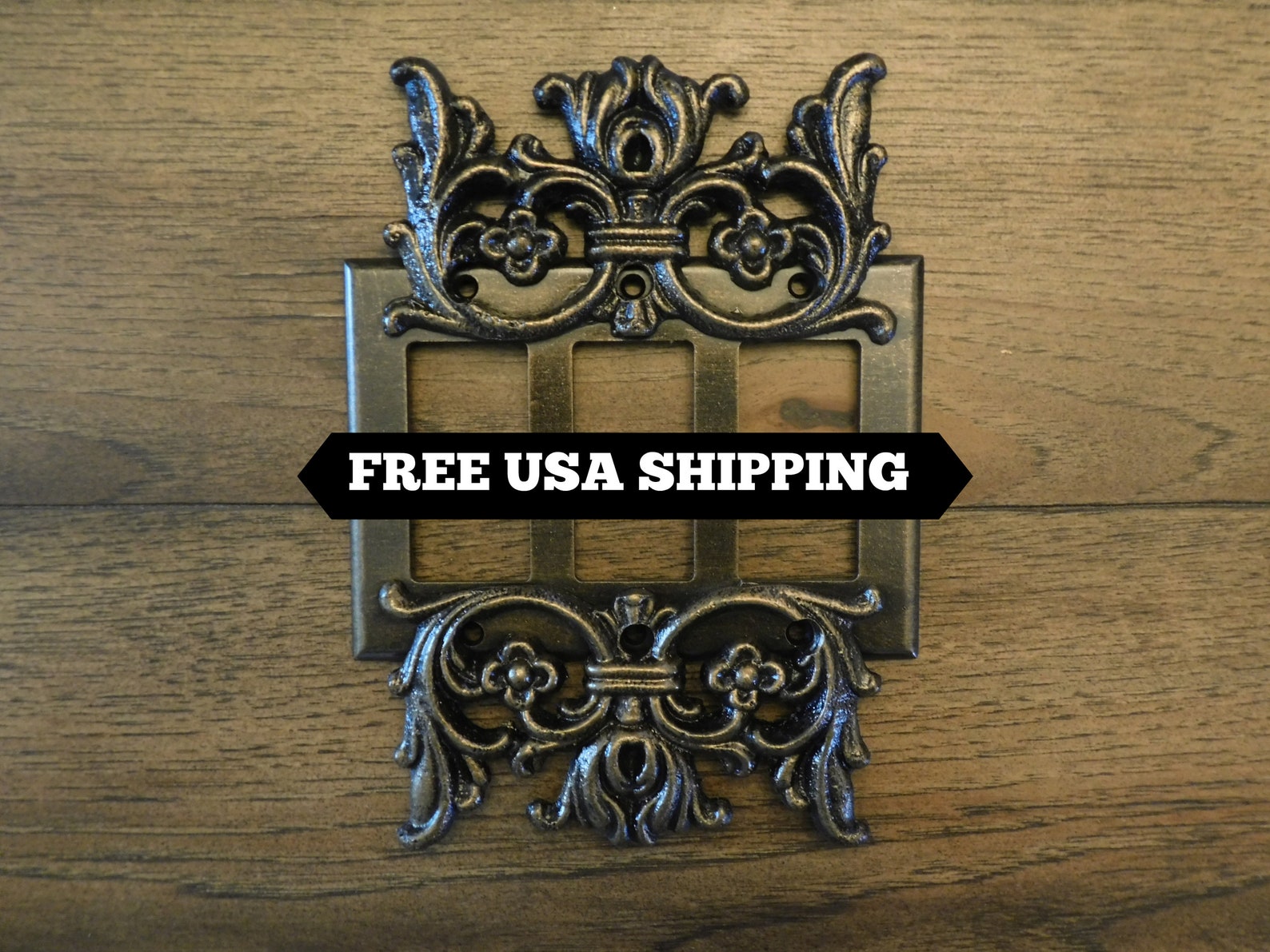 Triple Rocker Switch Plate 3 Gang Rocker Cover Three | Etsy