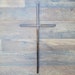 Iron Wall Cross. Handmade and Hand Painted. 18 Inches Tall. Original ...