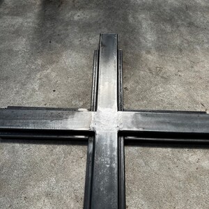 Large Iron Wall Cross. Handmade. 36 Inches Tall. - Etsy