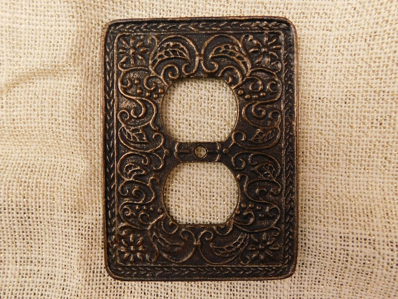 Ornate Outlet Switch Cover PICK YOUR COLOR Plug Cover for - Etsy