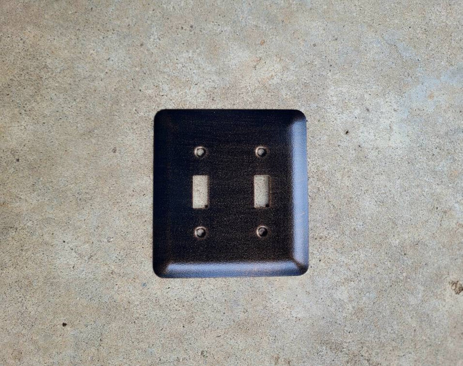 Metal Double Light Switch Plate Cover PICK YOUR COLOR - Etsy